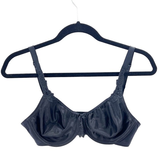 Chantelle | Intimates & Sleepwear | Chantelle Black Satin Full Coverage ...